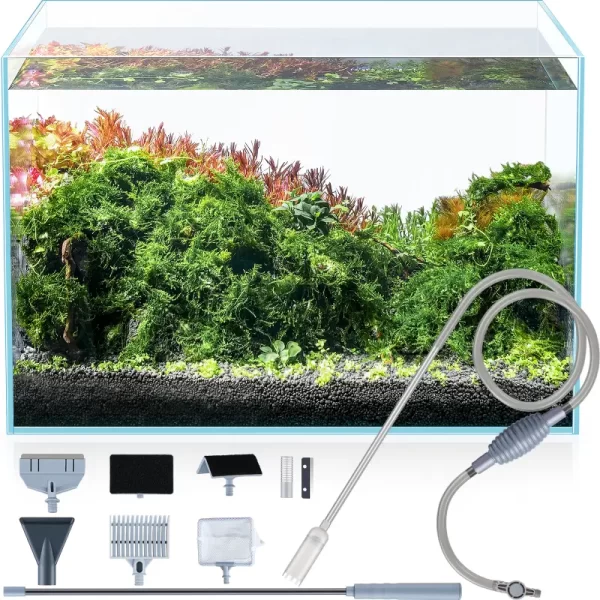 10 Gallon Fish Tank Kit Ultra Clear Minimalism Style › Pondon Aquaruim