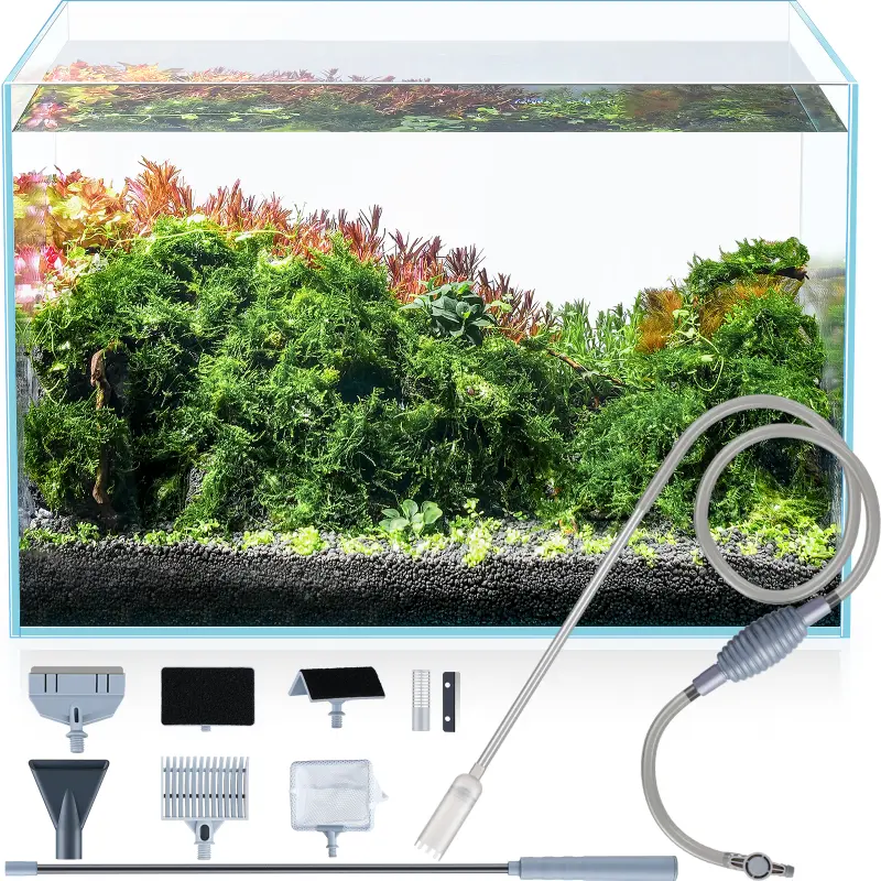 10 Gallon Fish Tank Kit Ultra Clear Minimalism Style › Pondon Aquaruim